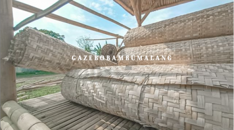 Keunggulan Anyaman Bambu (Gedek) Dalam Konstruksi - Gazebo Bambu Malang